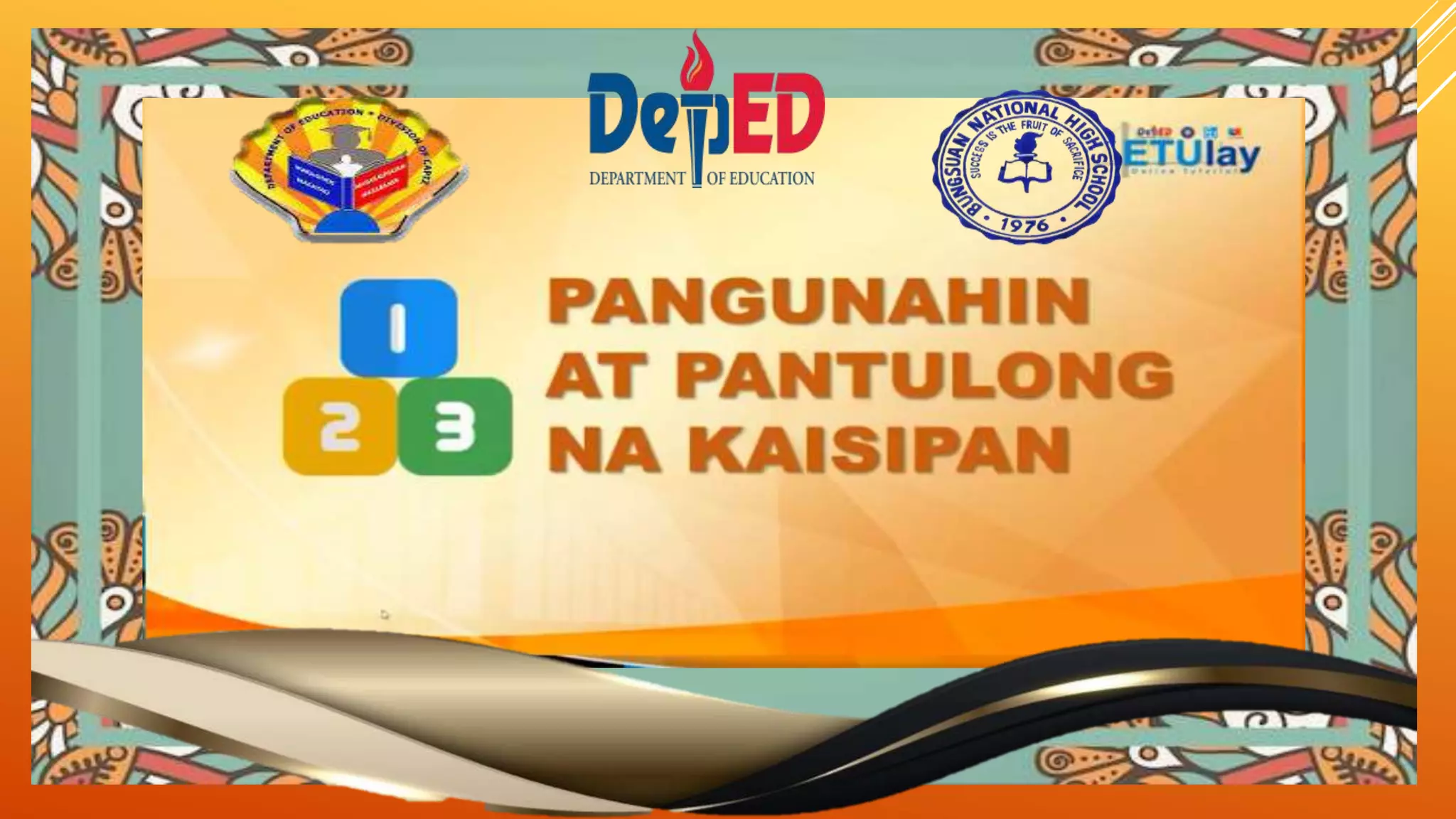 Pangunahin at Pantulong na kaisipan.pptx