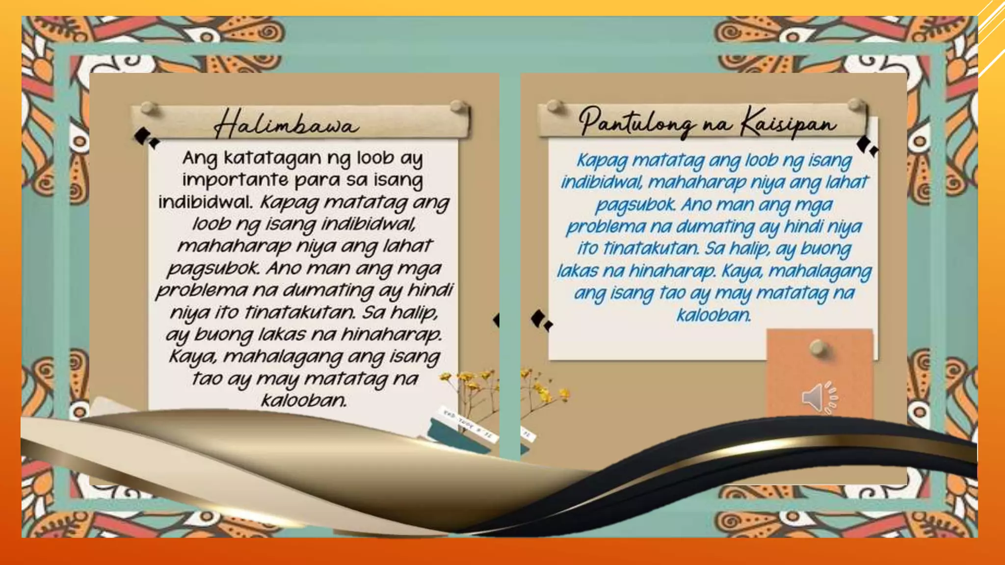 Pangunahin at Pantulong na kaisipan.pptx