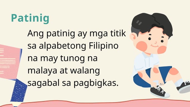 Pangunahing hakbang sa Pagbasa ng Alpabeto Patinig at Katinig ...