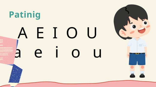 Pangunahing hakbang sa Pagbasa ng Alpabeto Patinig at Katinig ...