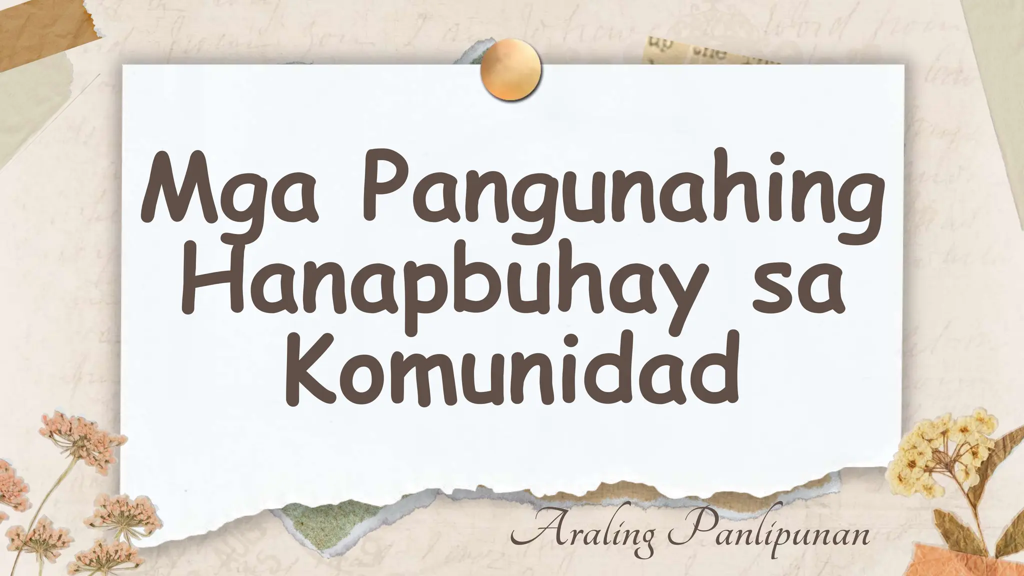 pangunahing hanapbuhay ap q3.ppt araling panlipunanx | PPTX