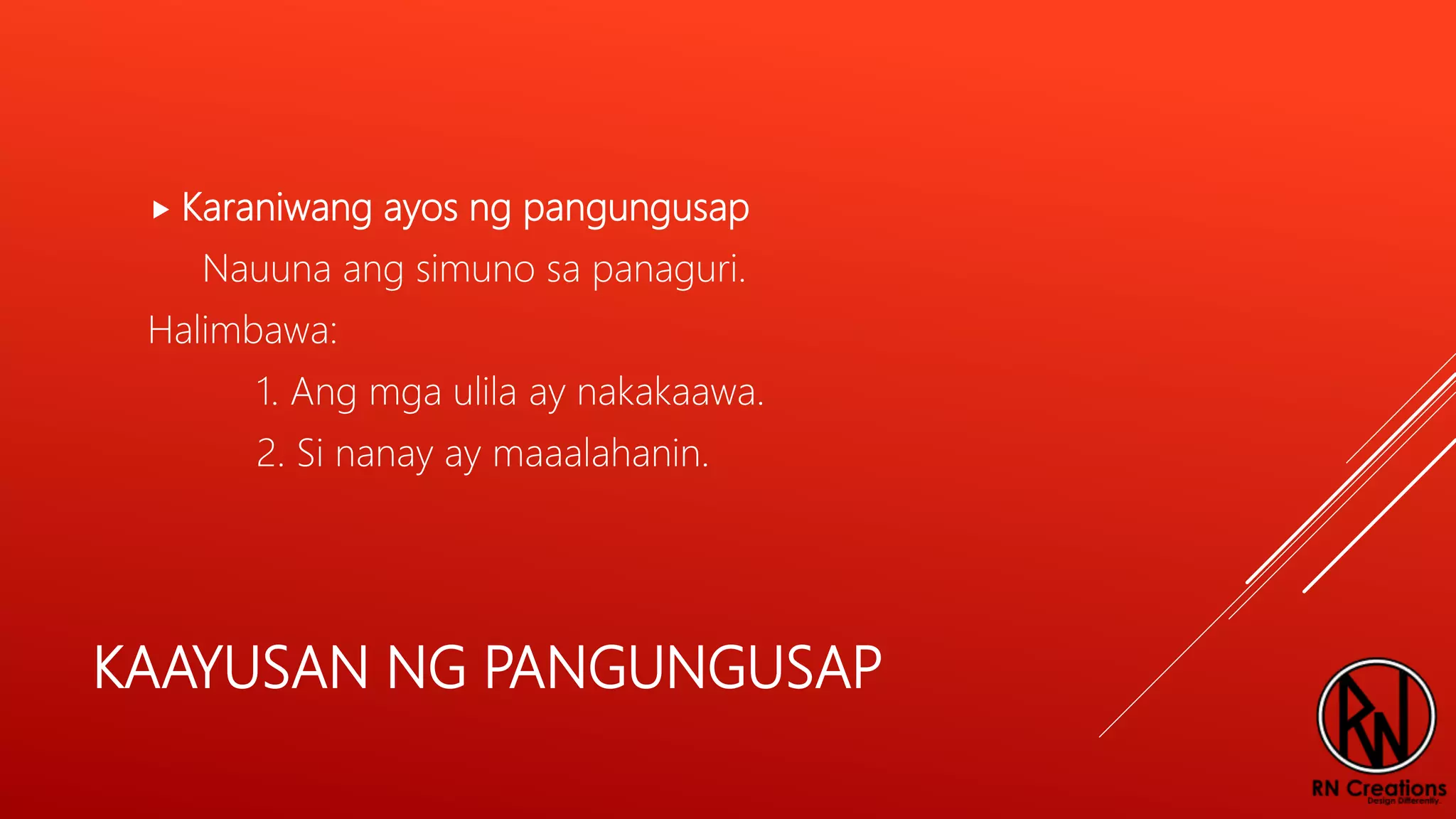 Pangungusap | PPTX