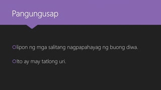 Pangungusap | PPTX