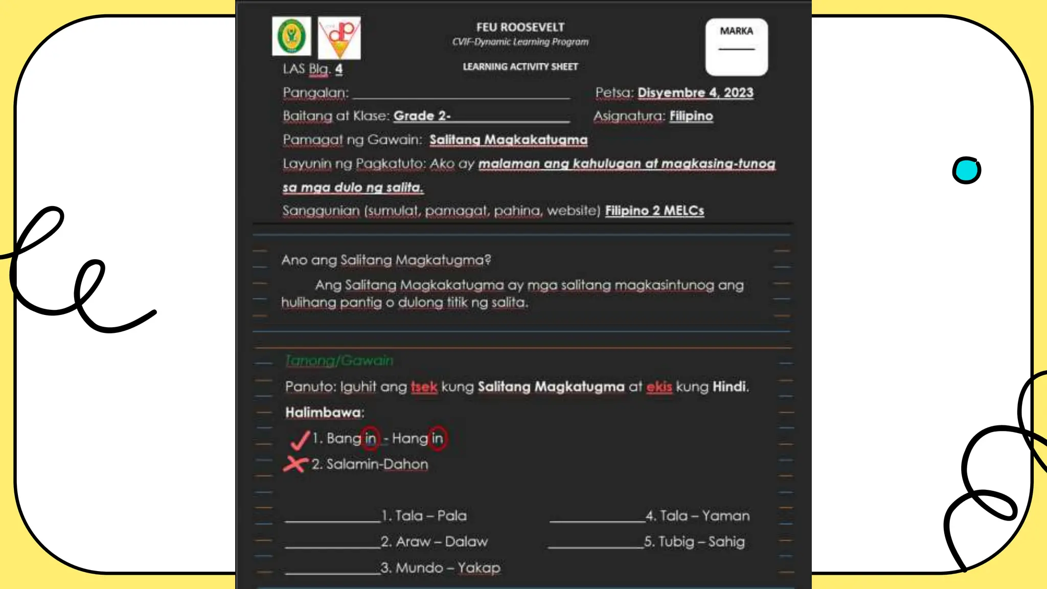 PANGUNGUSAP NA PADAMDAM.pptx