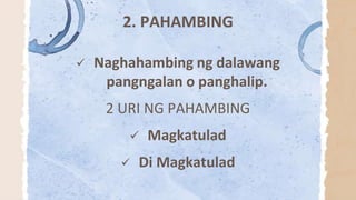 Pang - Uri pptx. For Demo Teaching in Filipino | PPTX