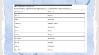 Pang - Uri pptx. For Demo Teaching in Filipino | PPTX