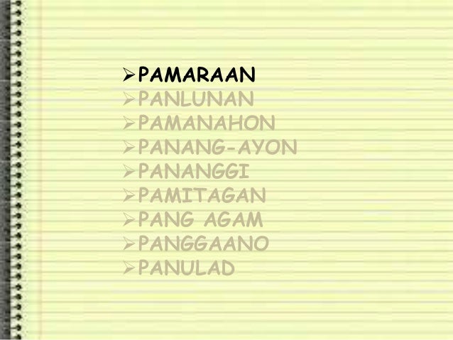 Pang uri & Pang abay