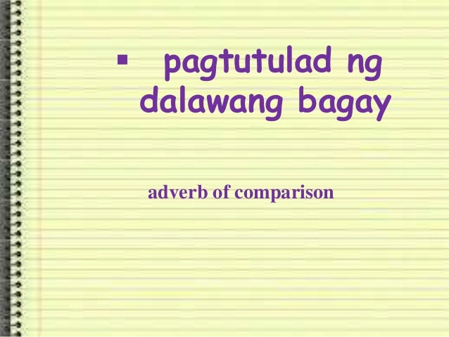 Pang uri & Pang abay