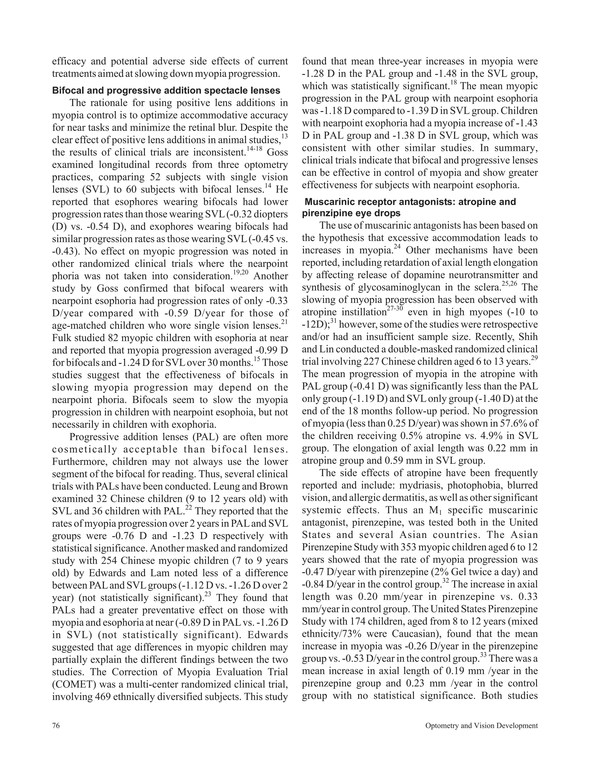 Myopia Can Its Progression Be | PDF
