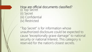 Official Secrete's Act | PPTX