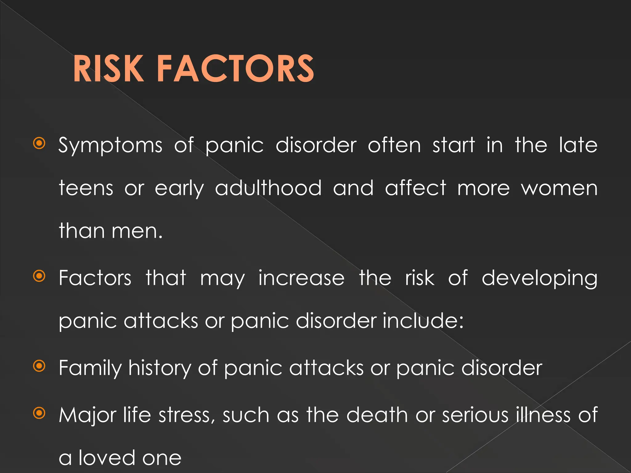 panic anxiety disorder - neurotic disorder | PPT
