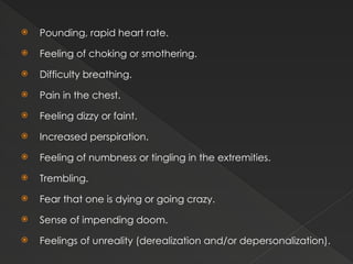 panic anxiety disorder - neurotic disorder | PPT