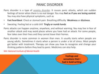 Panic attack | PPTX