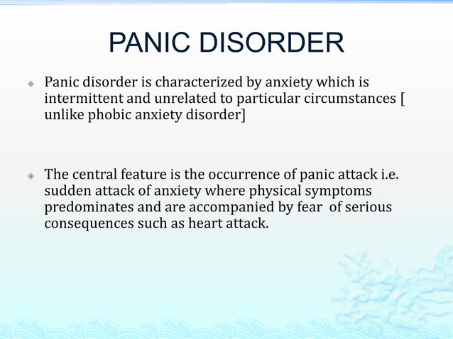 PANIC ATTACK mental health nursingn in bsc nursing students.pptx | Diseases and Conditions ...