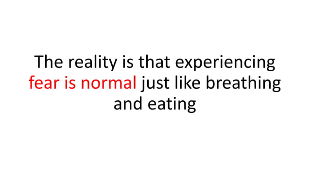 Panic Attack Culprit Fear | PPT