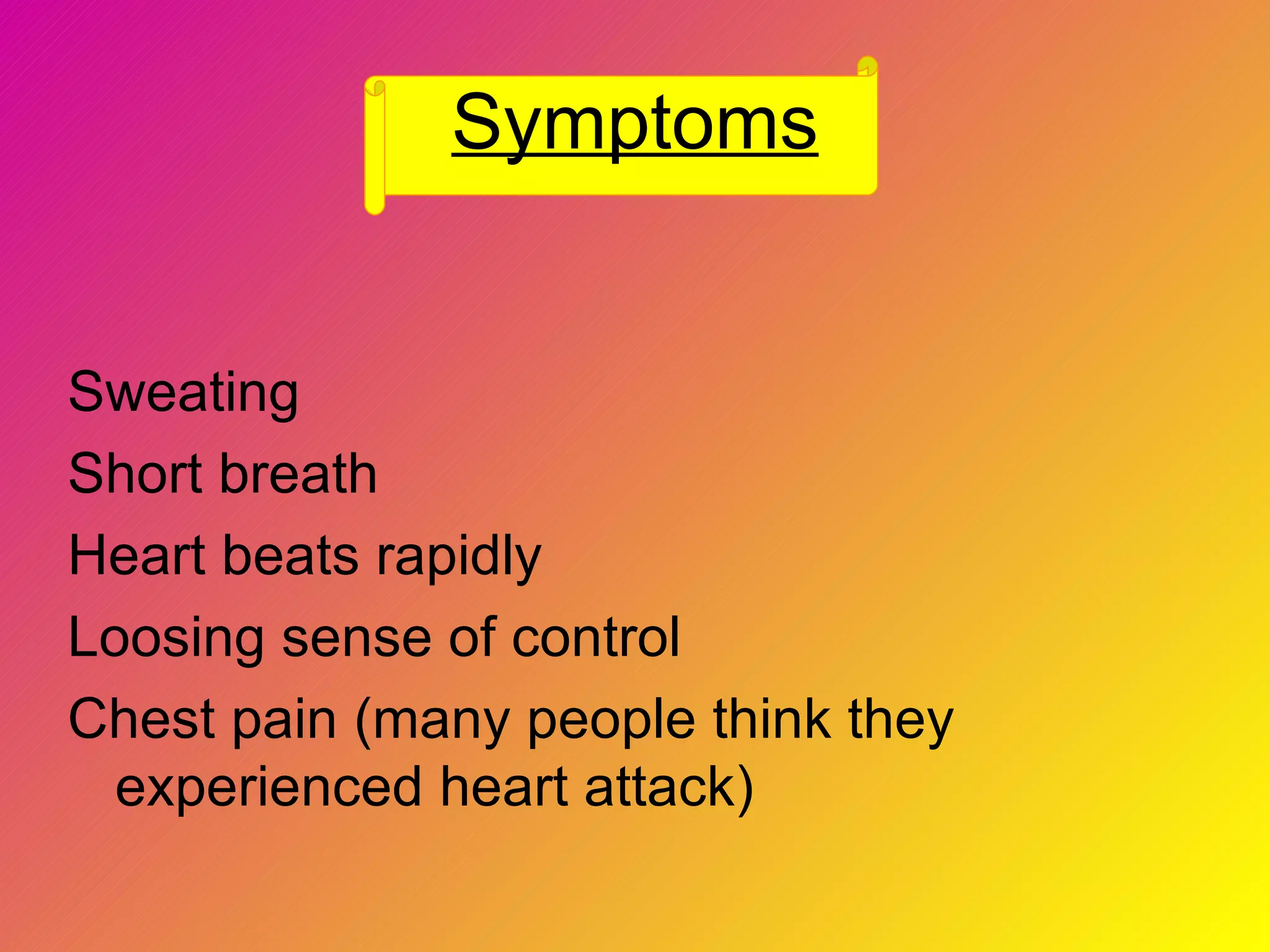 Panic attack and anxiety disorder | PPT