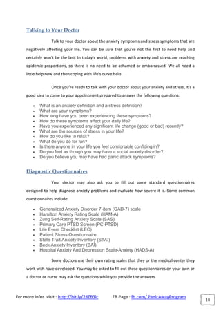 Panic attack symptoms and anxiety symptoms | PDF