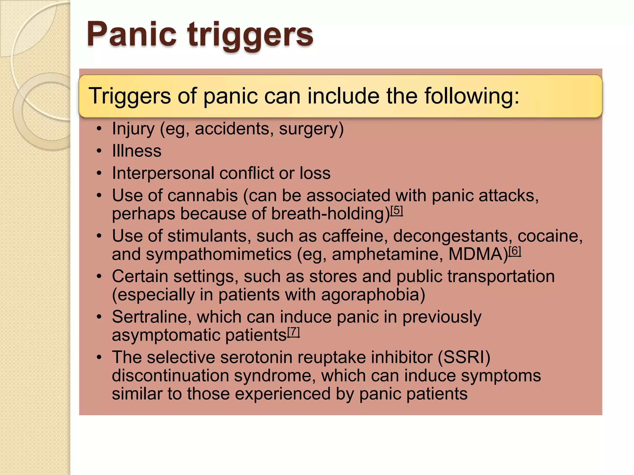 Panic disorder | PPTX