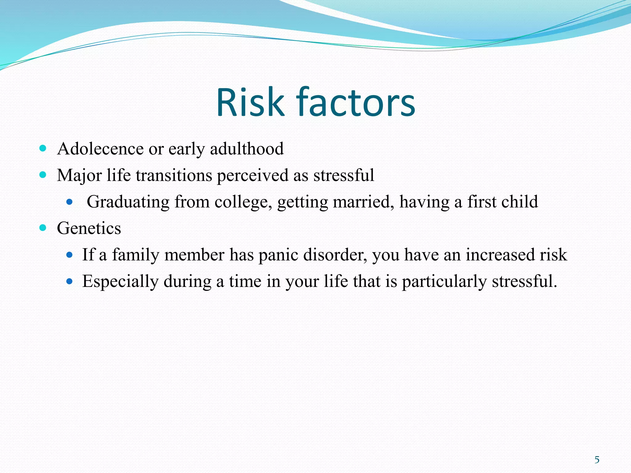 Panic disorder | PPTX