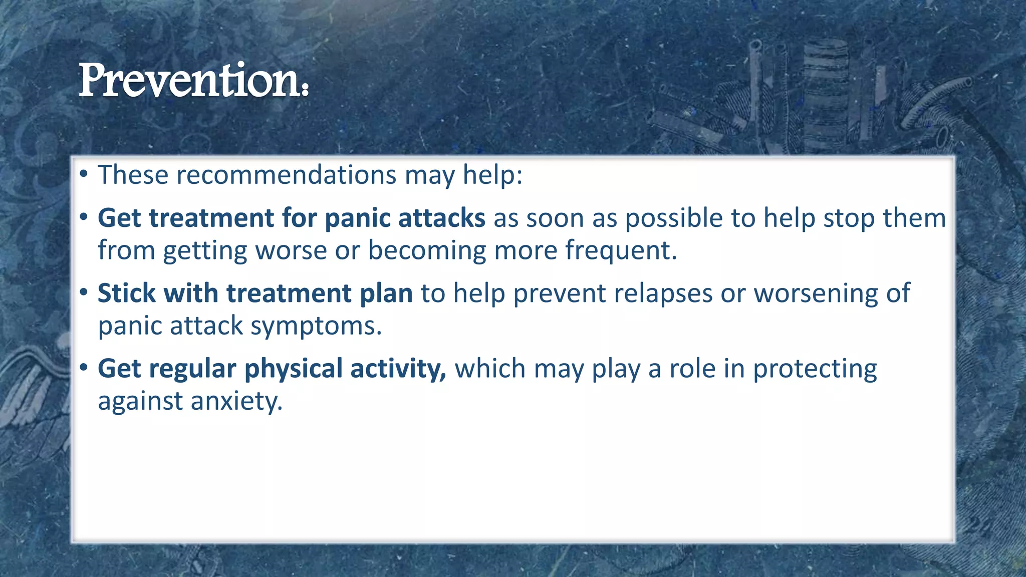 Panic attack and panic disorder | PPTX