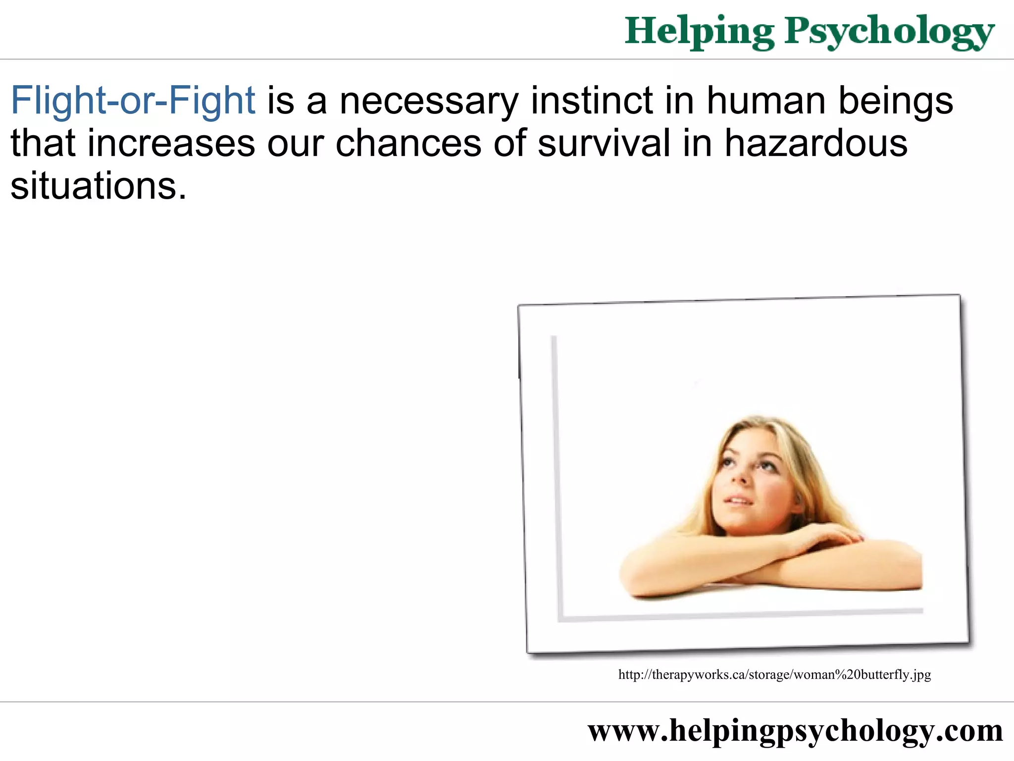 Panic Disorder : Controlling Fight Or Flight | PPT