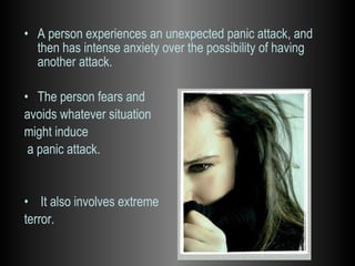 Panic disorder with agoraphobia | PPT