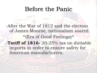 Panic Of 1819 | PPT