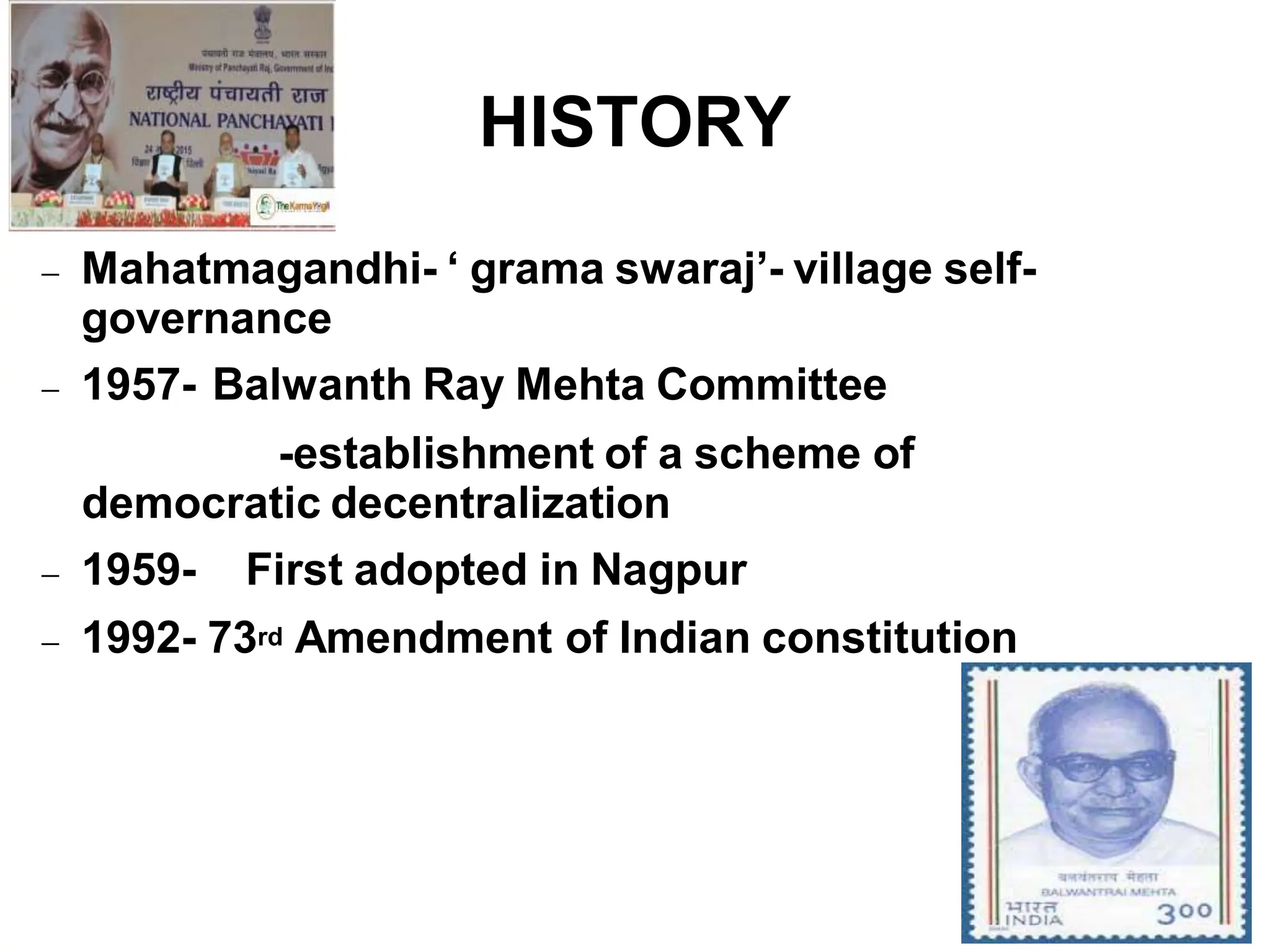 PANCHAYAT RAJ COMMUNITY HEALTH powepoint prwsentation NURSING | PDF