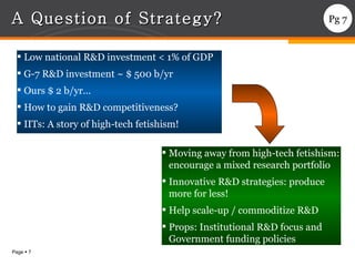 “Leadership in Research” PanIIT 2008 Conference: Prof. Sandip Roy ...