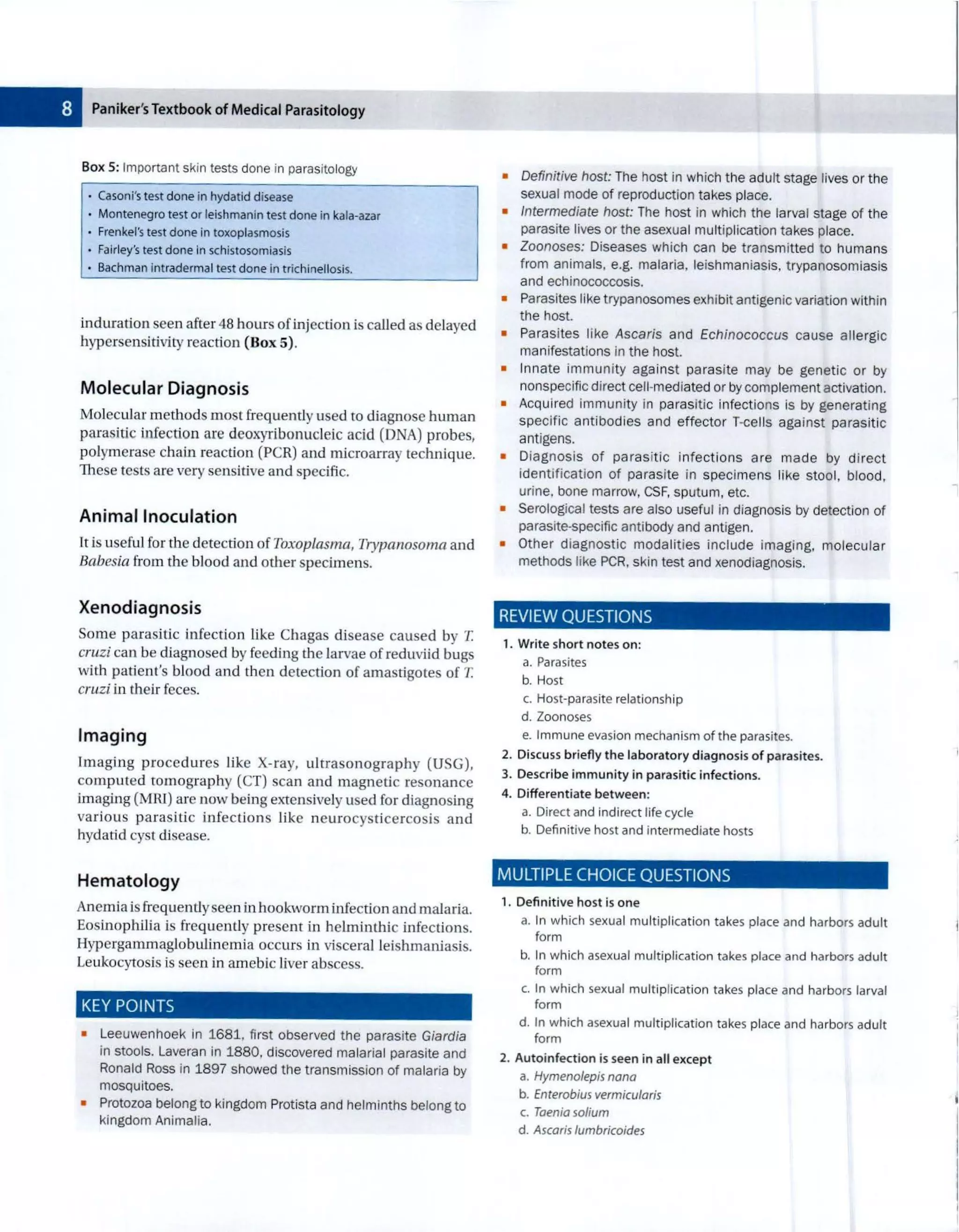 Paniker medical parasitology 8e | PDF