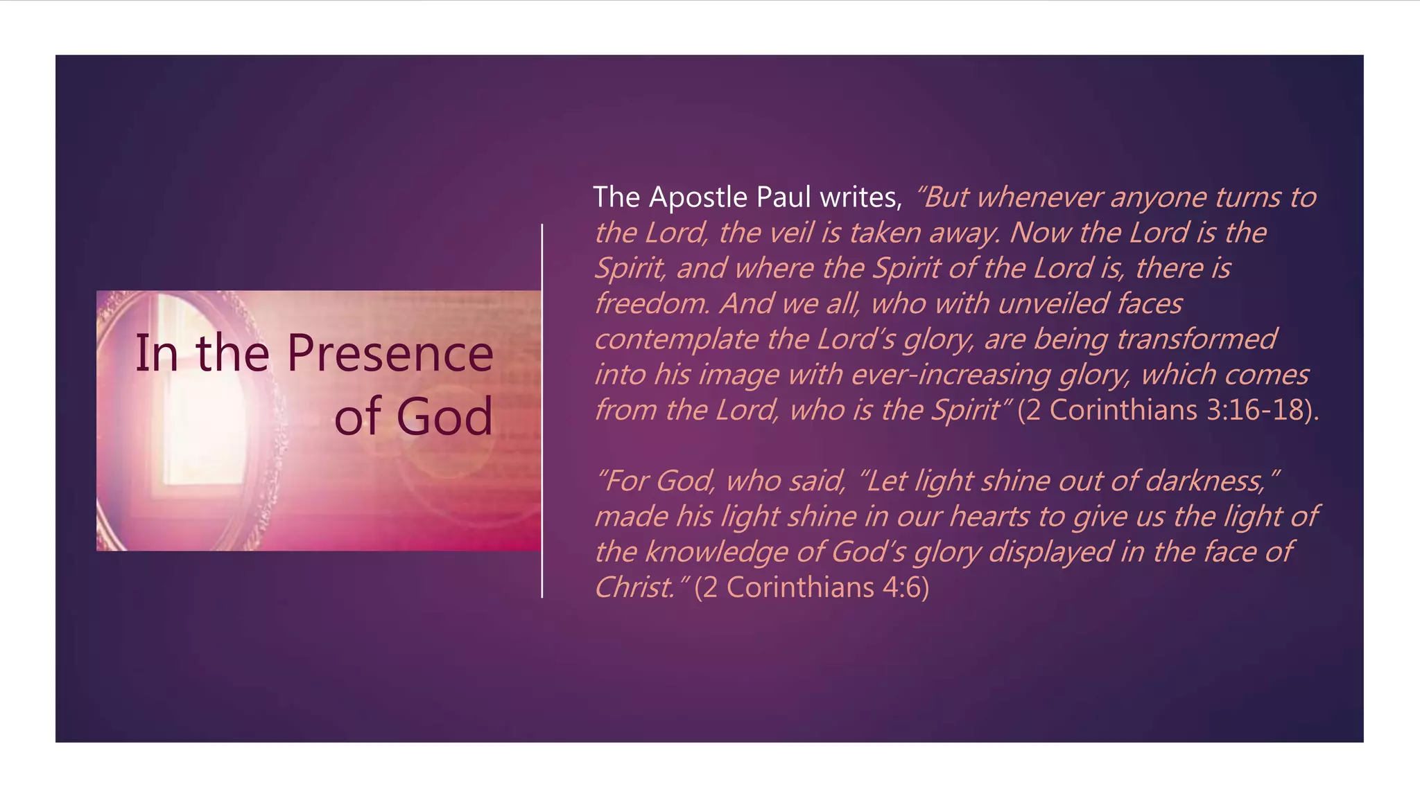 Face to Face with God (Panim el Panim) - United Faith Church Articles ...