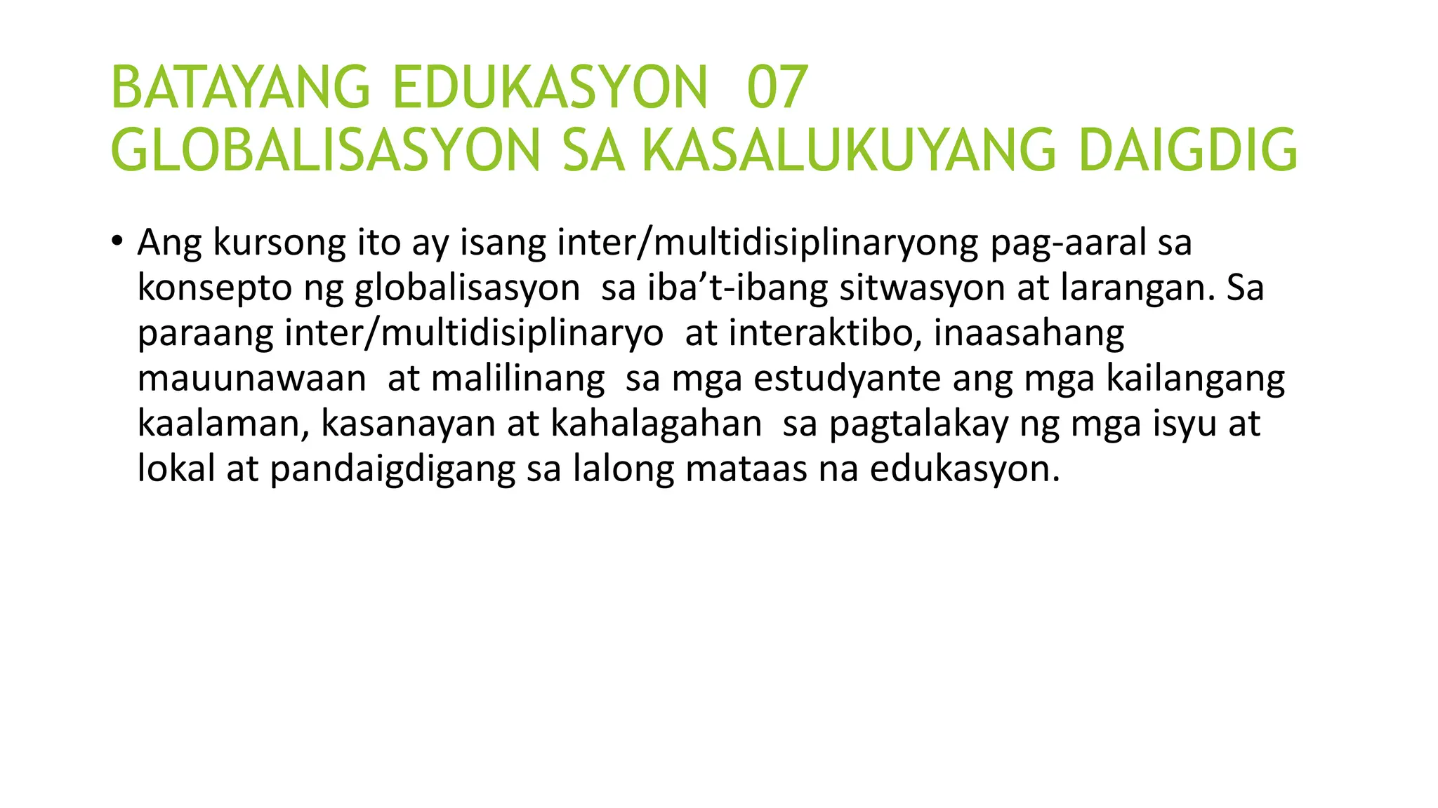 PANIMULANG LEKTURA-globalisasyon.pptx