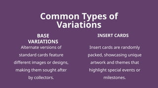 Panini Card Variations Explained | PPTX