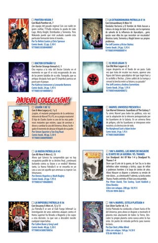 Panini. Novedades enero 2017 Marvel | PDF