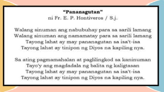 Paninindigan sa Kasagraduhan ng Buhay.pptx