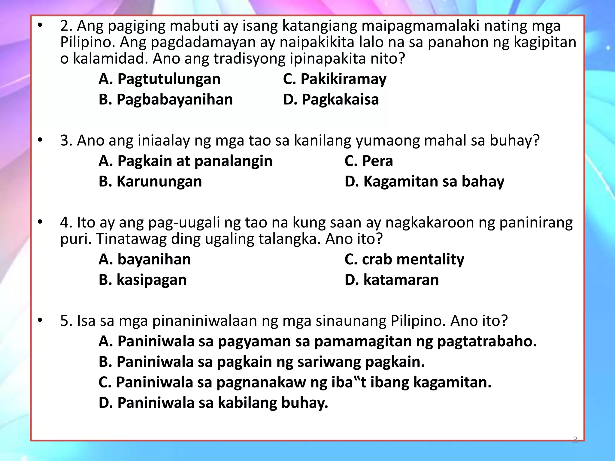 Paniniwala noon at ngayon | PPTX