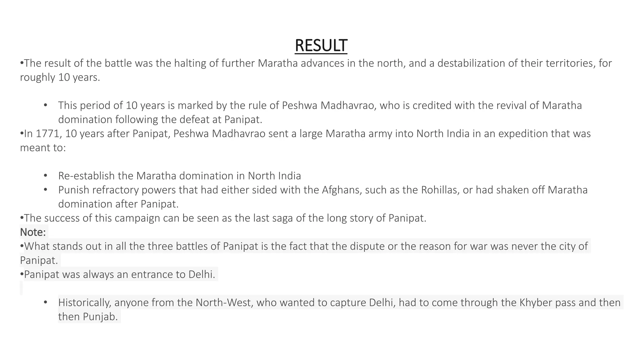 batlle of panipat in india and consquences | PPTX