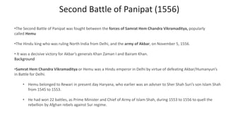batlle of panipat in india and consquences | PPTX