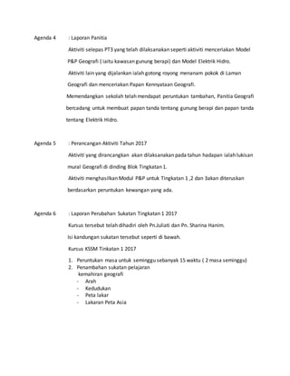 Panitia geogafi kak imah | DOCX