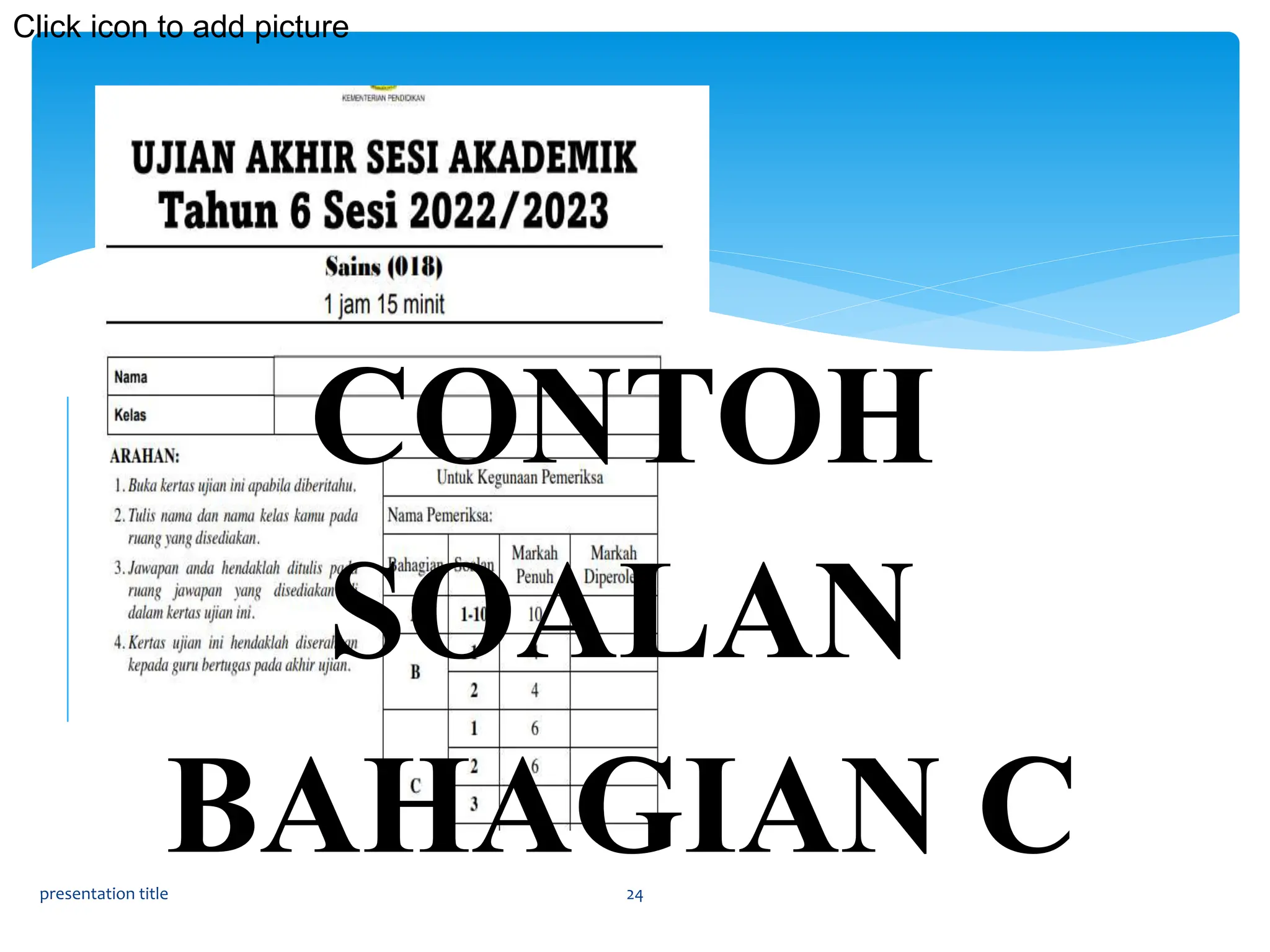 TEKNIK MENJAWAB SOALAN UASA SUBJEK SAINS TAHAP 2 | PPTX