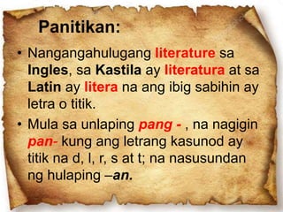 PANITIKAN ng PILIPINAS - 1.pptx