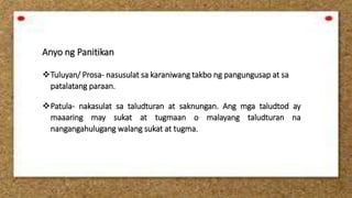Panitikan | PPTX