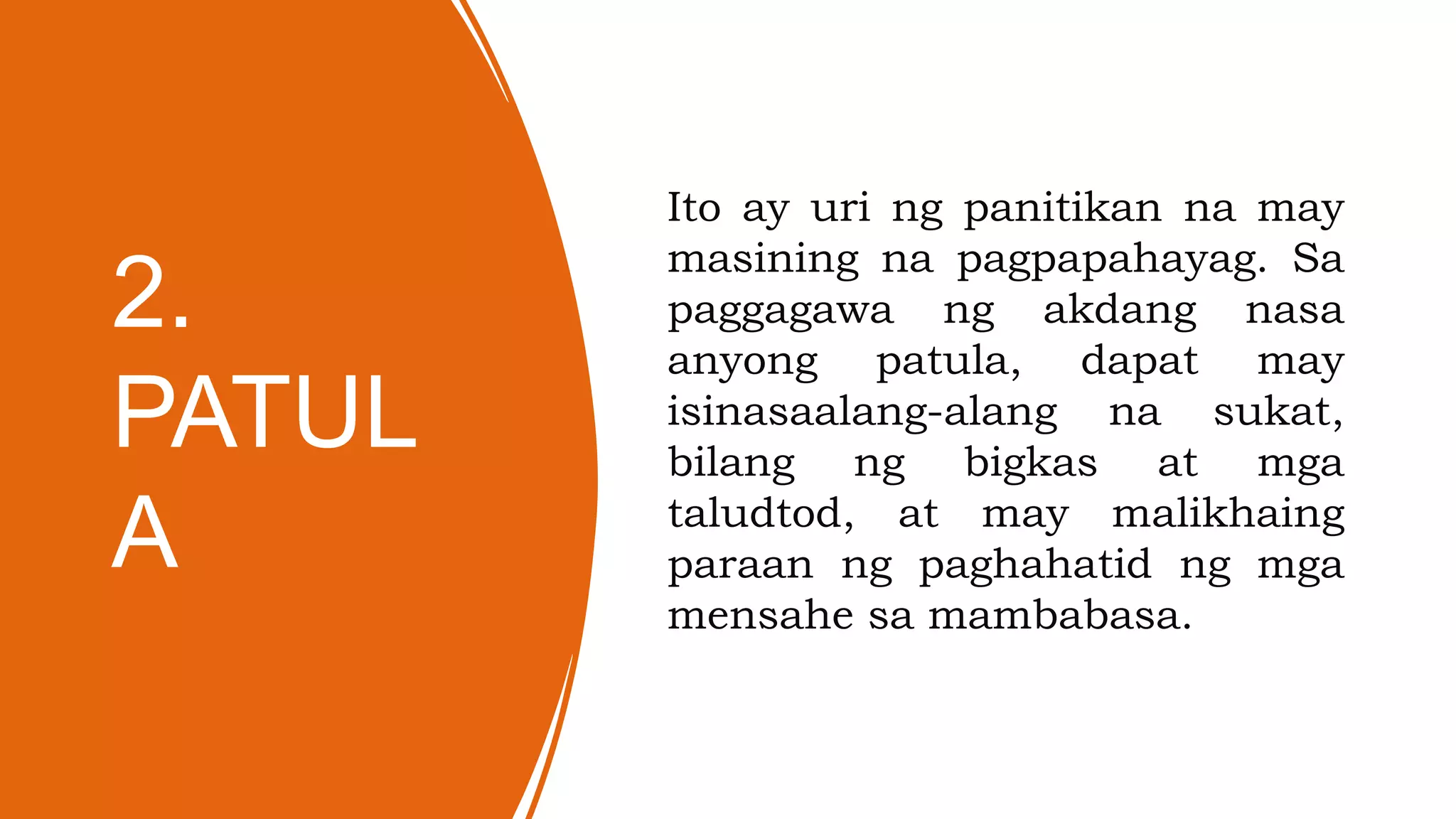 PANITIKAN - KAHULUGAN, MGA URI AT MGA HALIMBAWA | PPTX