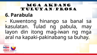 Kahulugan, Mga Halimbawa at uri ng Panitikan.pptx