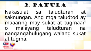 Kahulugan, Mga Halimbawa at uri ng Panitikan.pptx