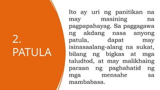 Ang panitikan at kahulugan sa Filip.pptx