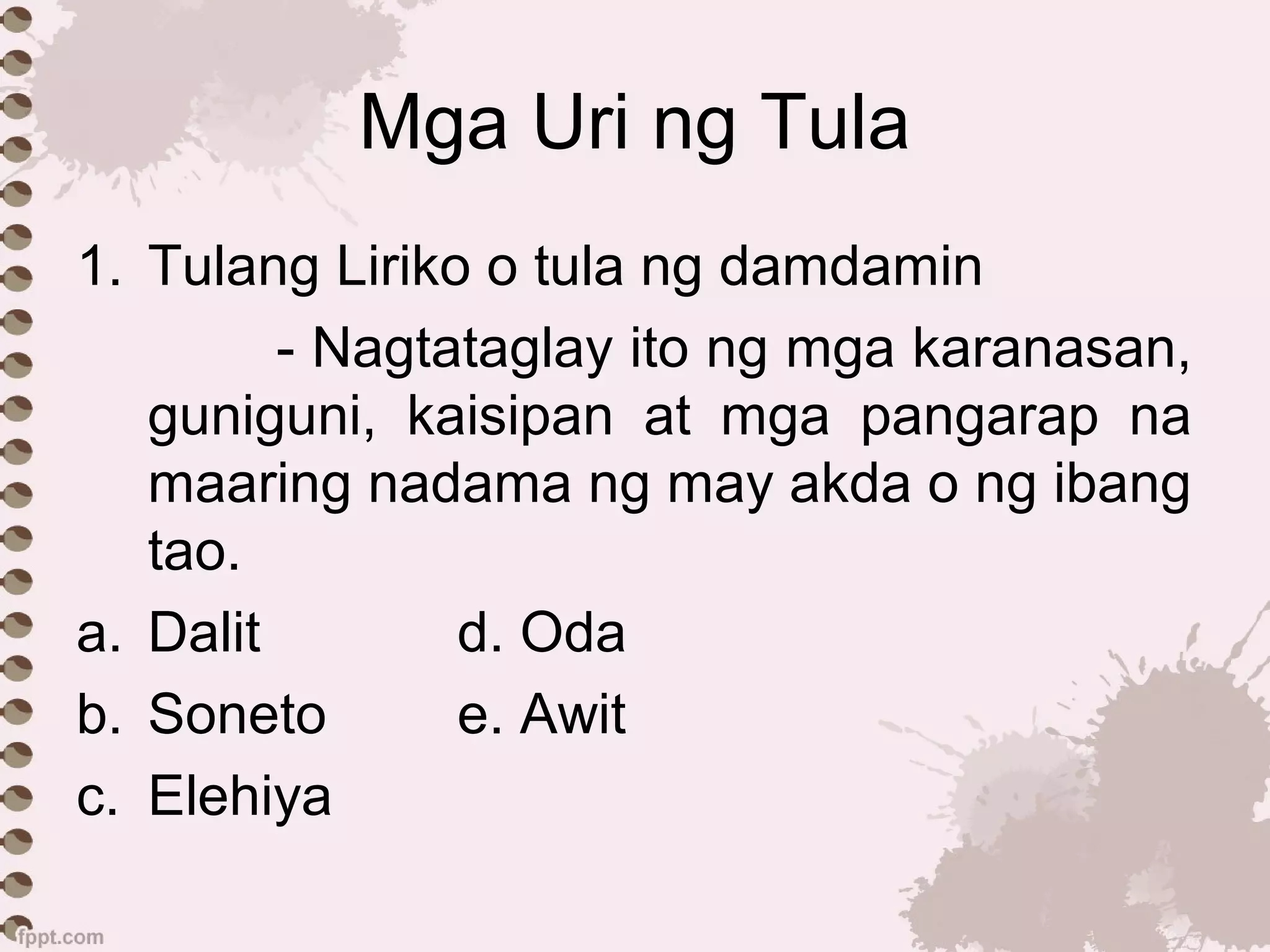 Panitikan lit1-report | PPT