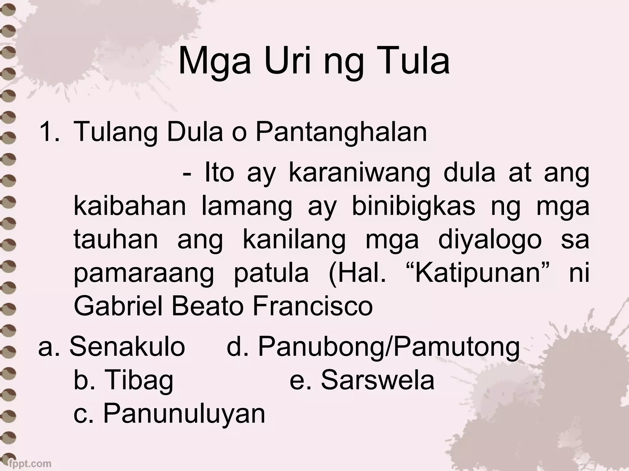 Panitikan lit1-report | PPT