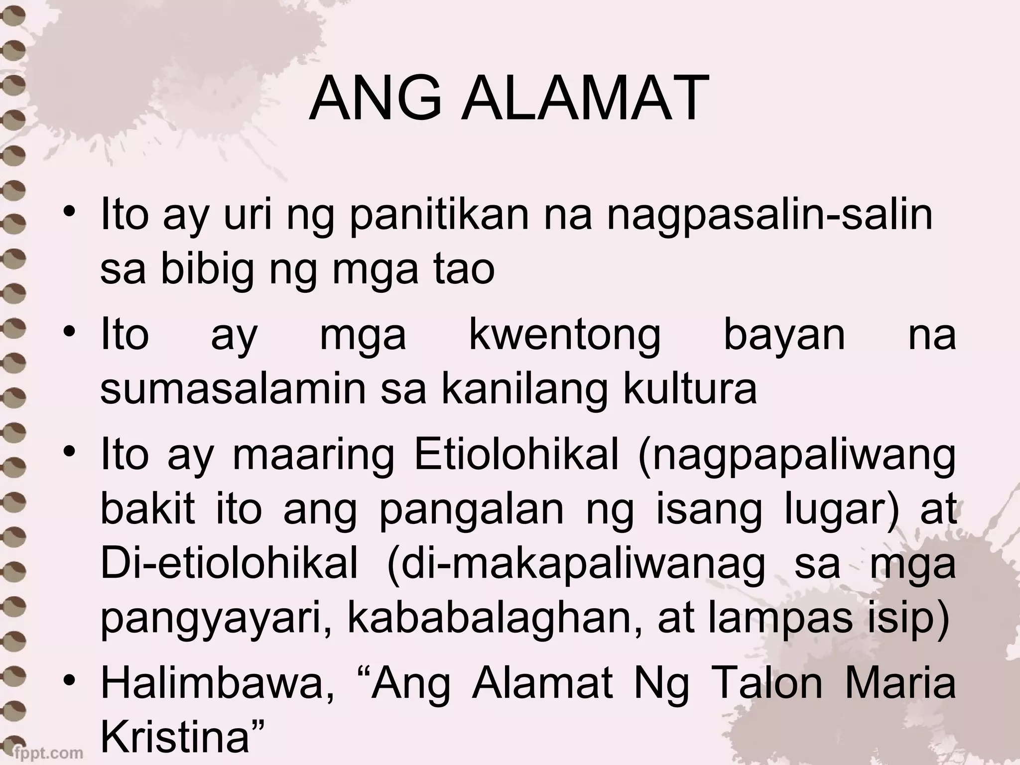 Panitikan lit1-report | PPT