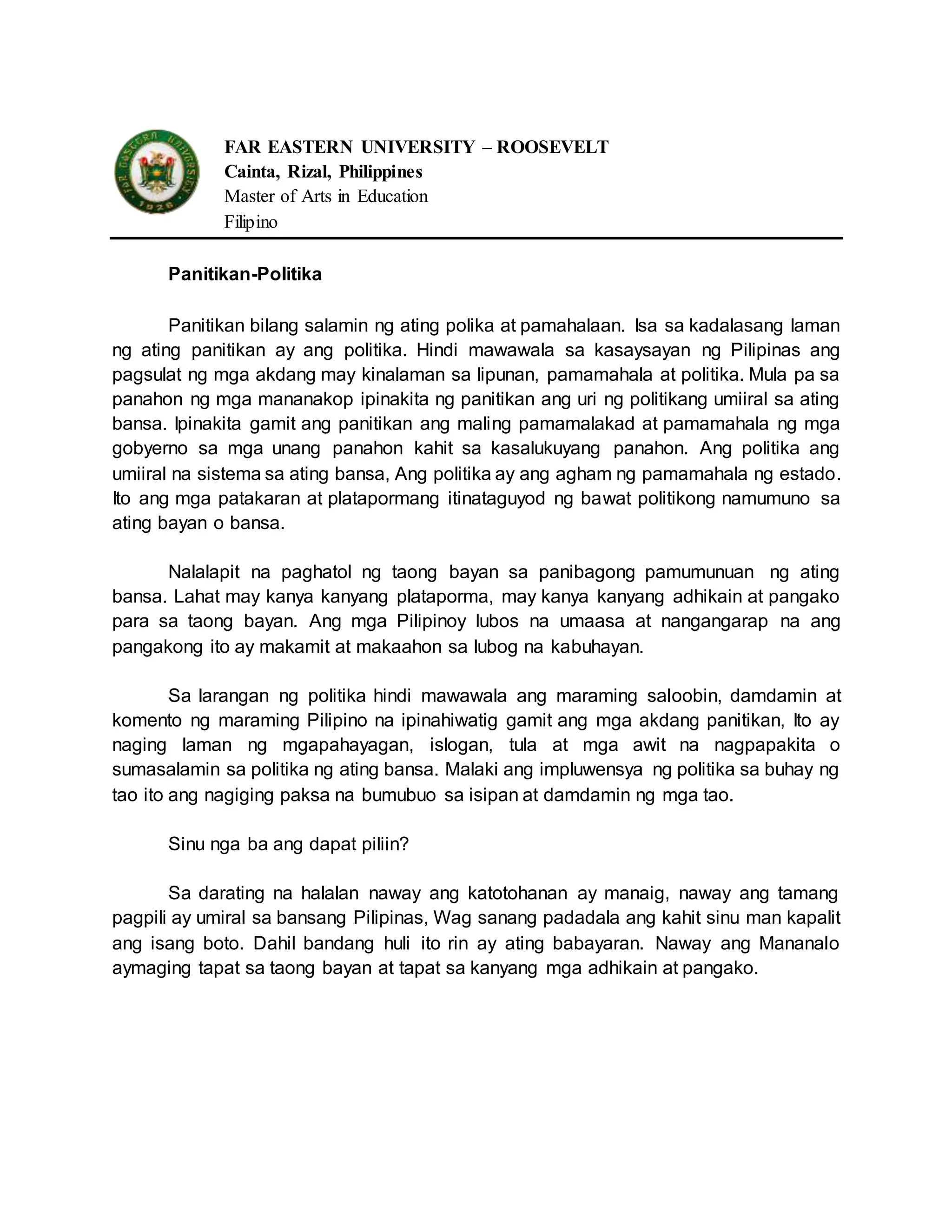 Panitikan-Politika.docx